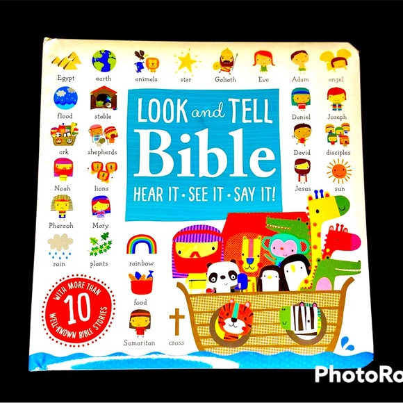 Other | Look And Tell Bible Hear It See It Say It Book | Poshmark